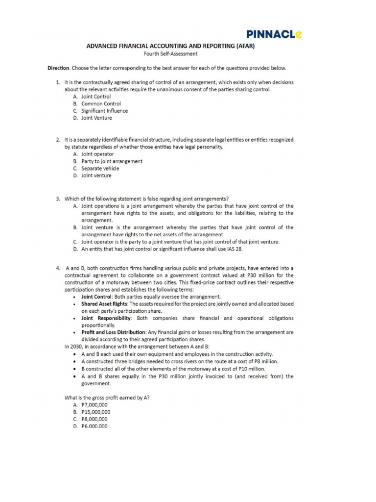 Afar 4TH Assessment | PDF