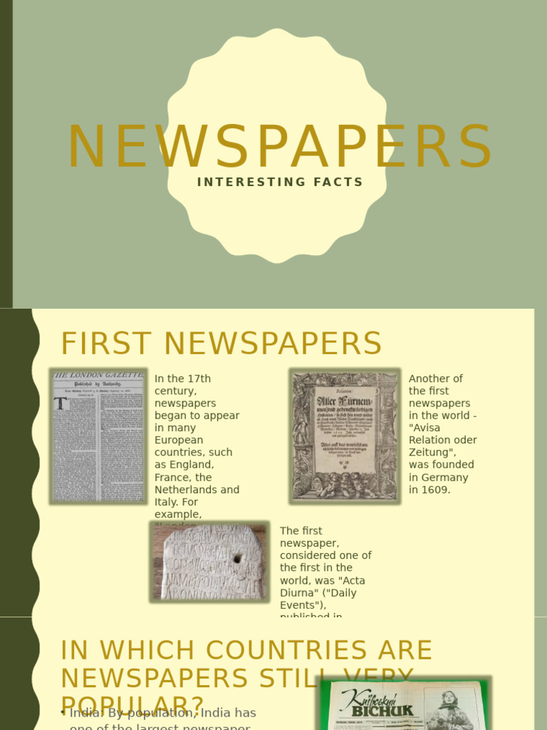 Newspapers | PDF