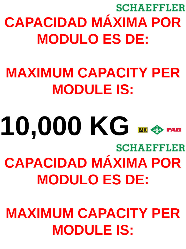 Letreros Capacidad Maxima de Carga de Racks | PDF