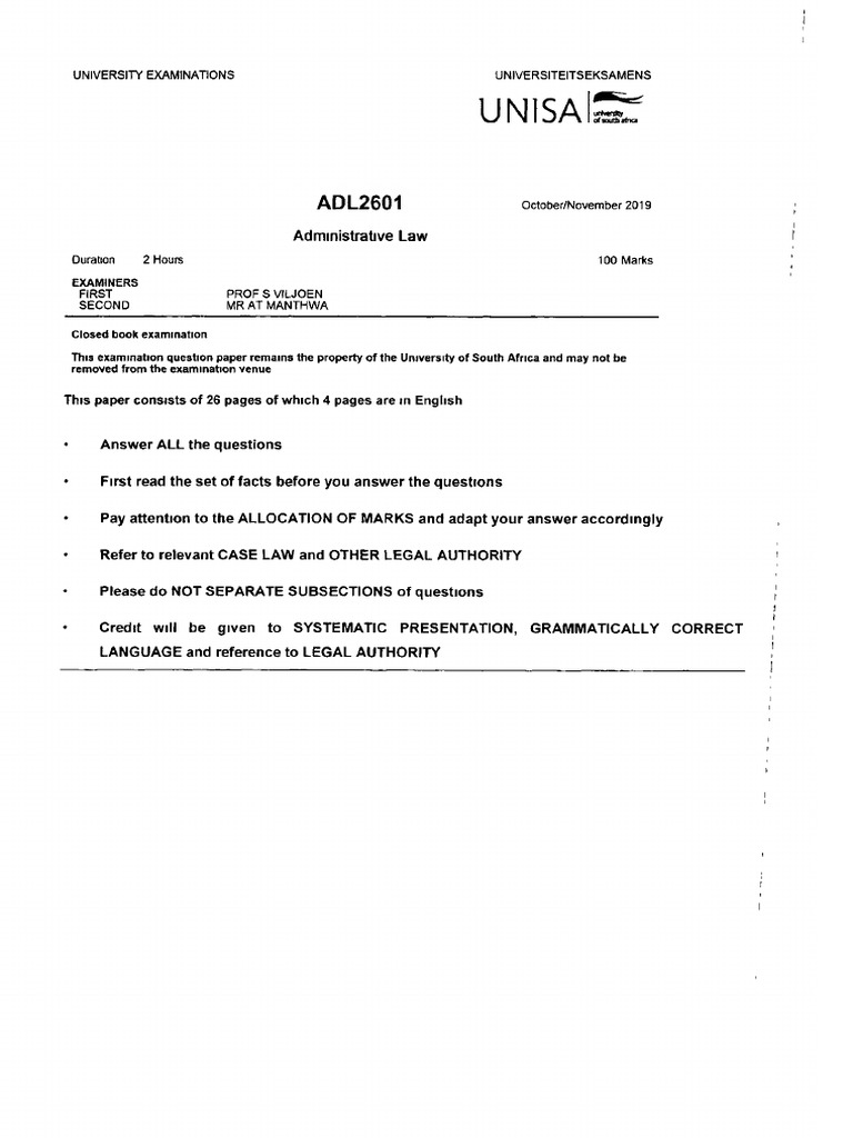 Adl2601 2019 10 e 1 | PDF