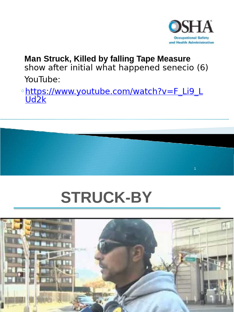 Struck-by Hazards in Construction Safety | PDF | Personal Protective ...