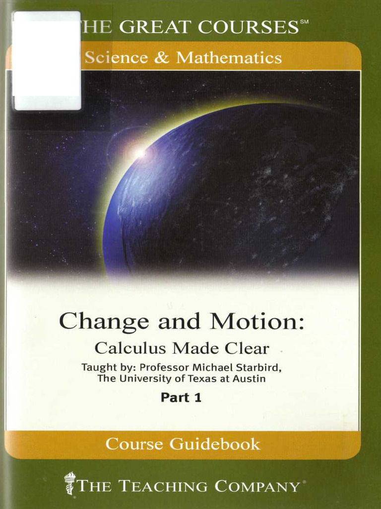 Calculus Made Clear, 1st Edition - Guidebook 1 | PDF | Mathematics