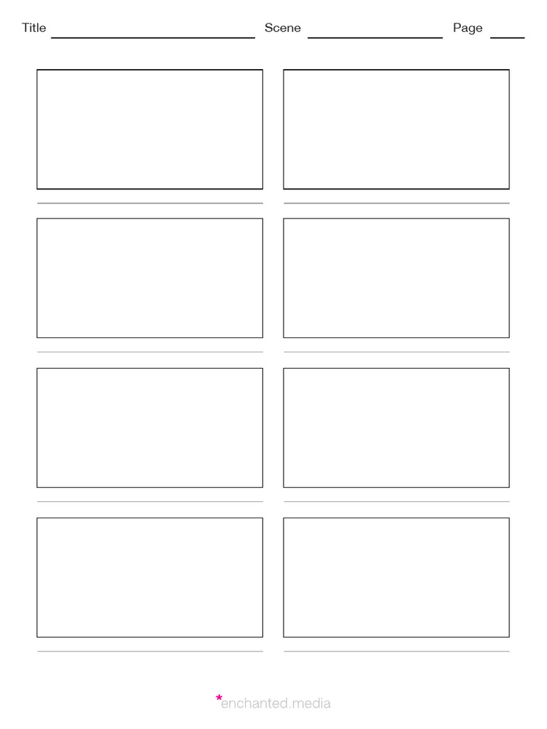 Storyboard Simple Portrait - EnchantedMedia | PDF