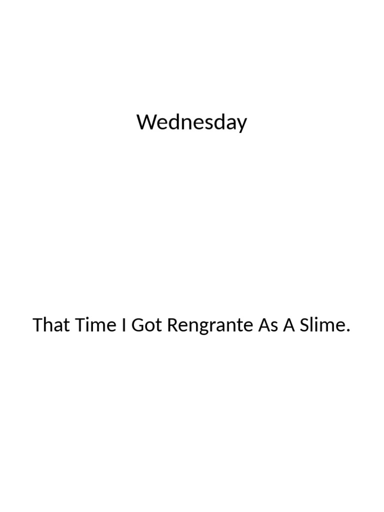 Wednesday | PDF