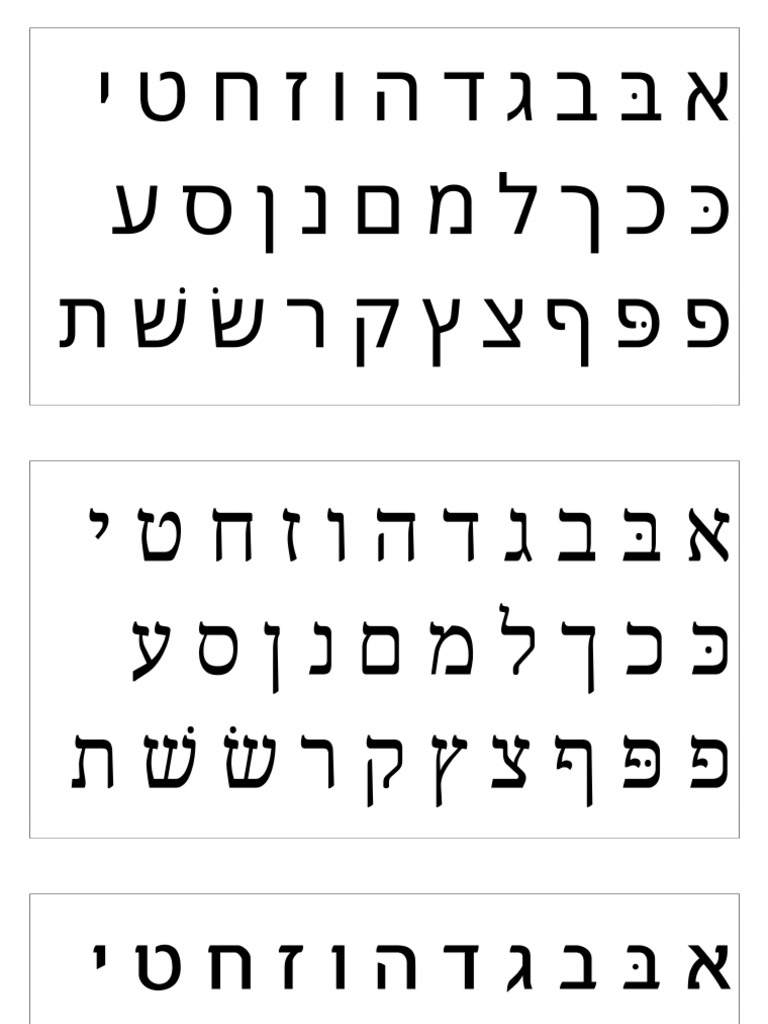 Alefbet | PDF