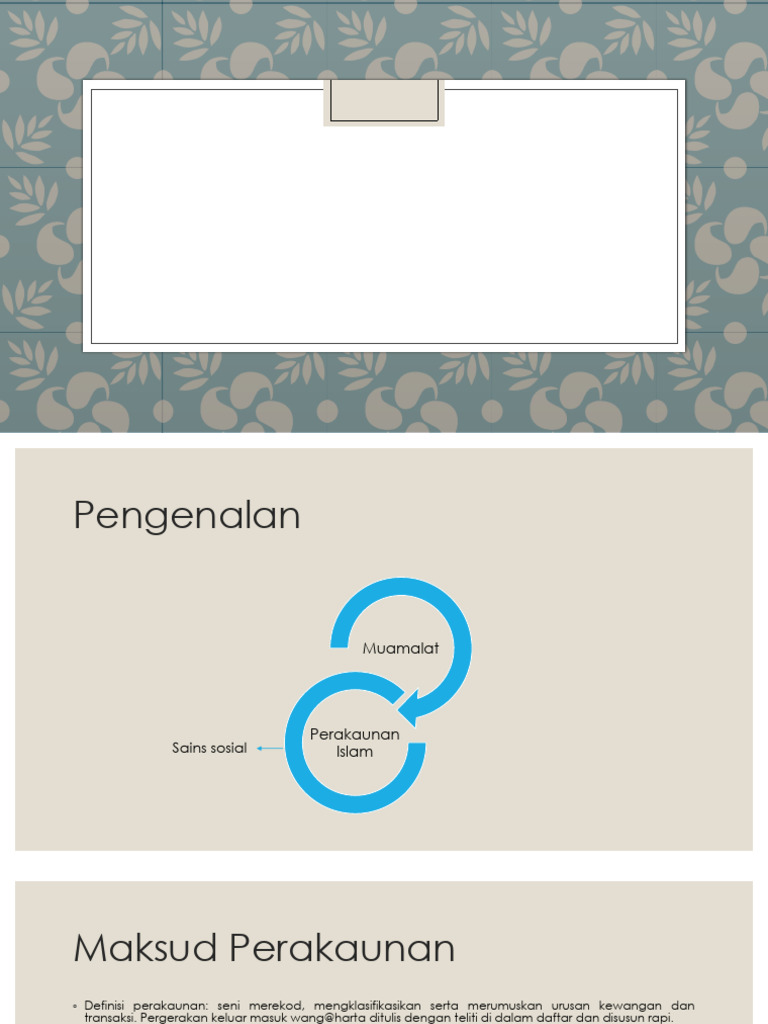 Sejarah dan Prinsip Perakaunan Islam | PDF