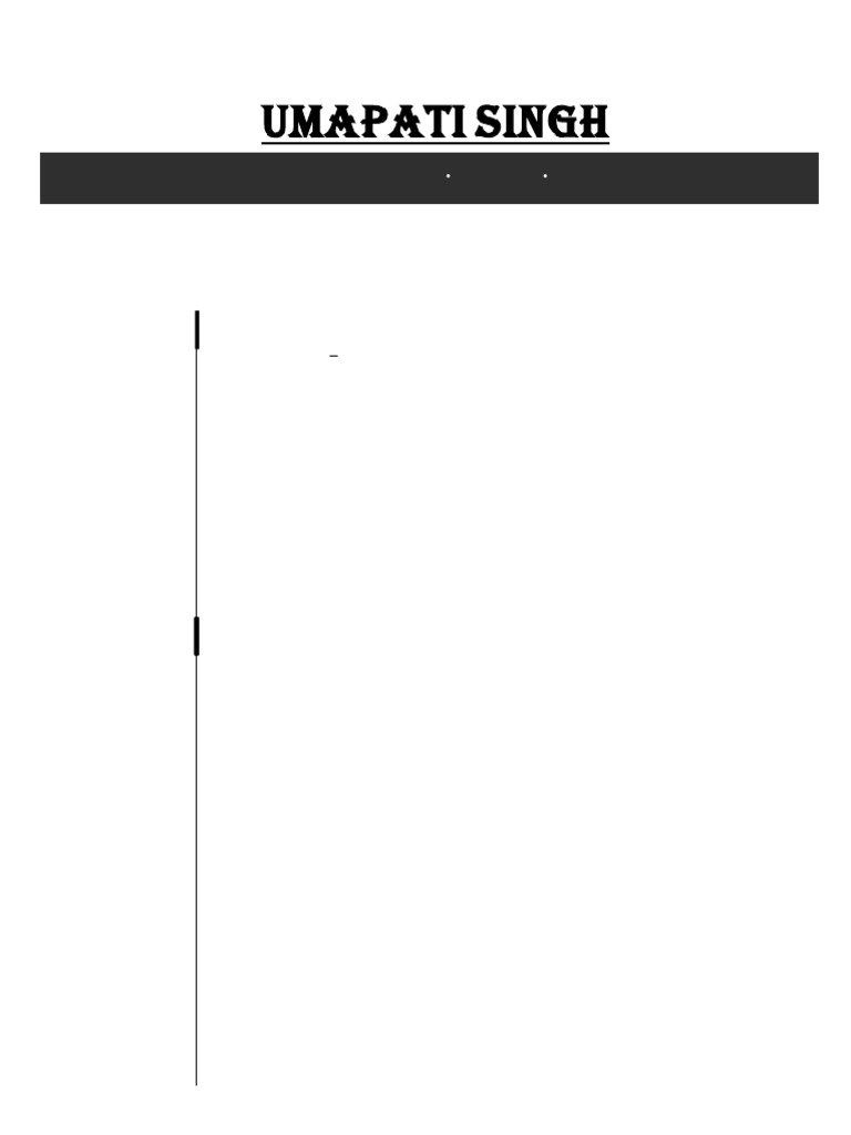 UMAPATI SINGH RESUME - PDF FINAL | PDF