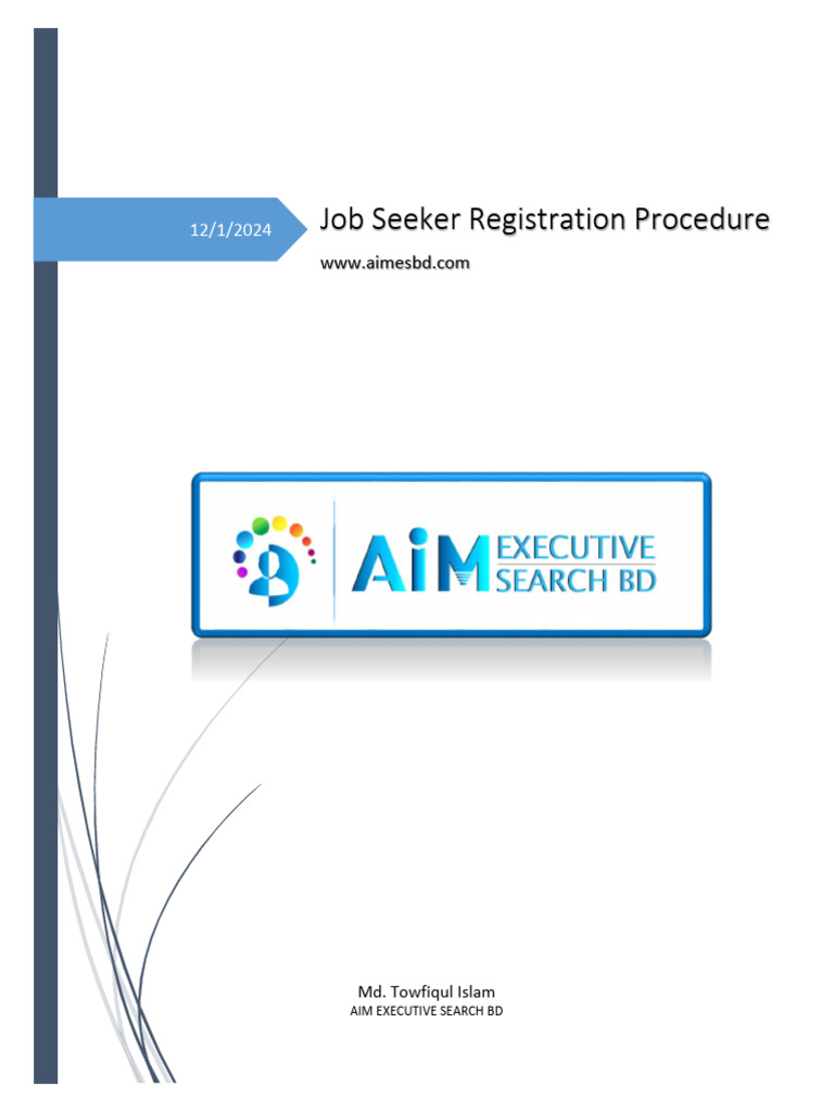 Job Seeker Registration Procedure | PDF
