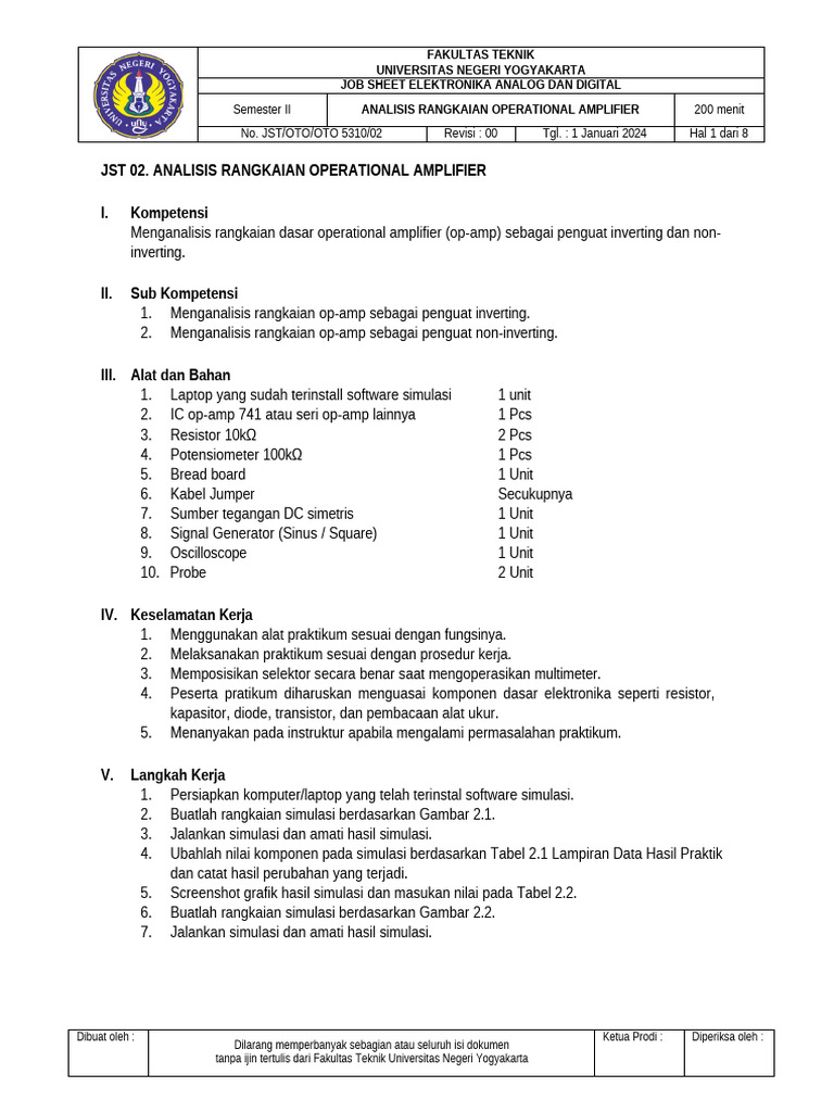 Panduan Pengerjaan | PDF