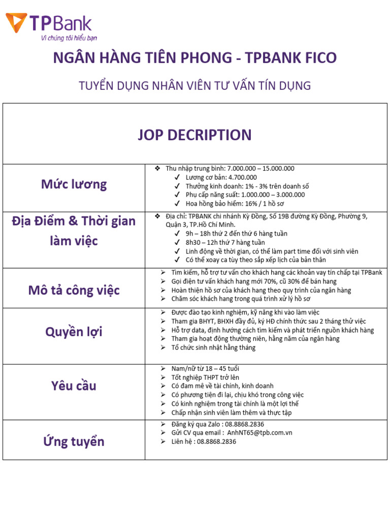 Ngân Hàng TMCP Tiên Phong-Tpbank | PDF