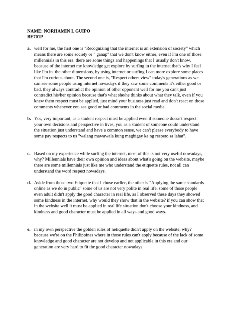 08 Task Performance 1 - ARG | PDF | Knowledge