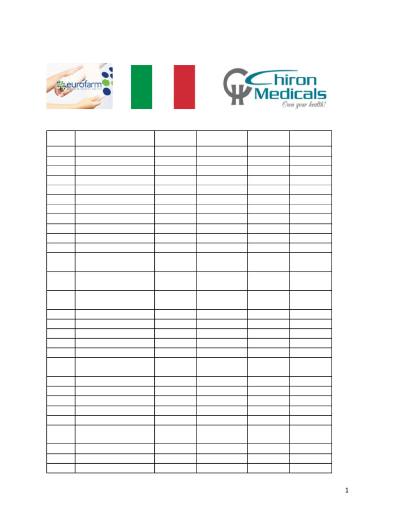 Eurofarm Medical Product Catalog | PDF | Wound