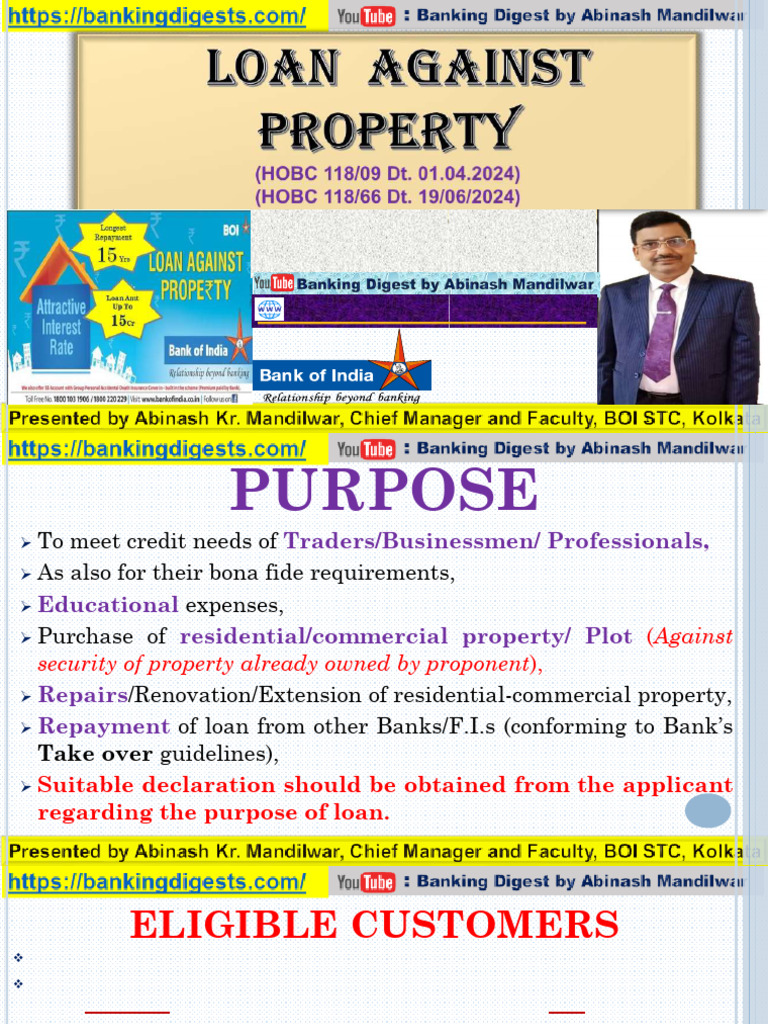 Loan Against Property Pdf Loans Mortgages