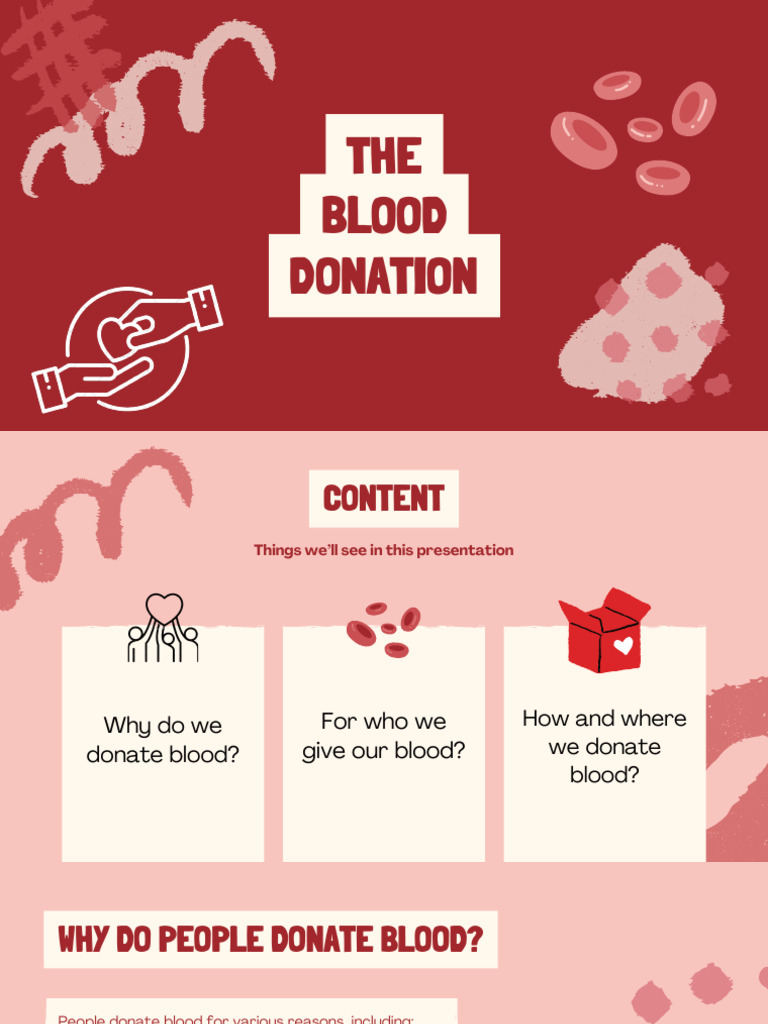 The Blood Donation | PDF