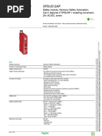 Schneider XPSUAF13AP | PDF | Relay | Switch