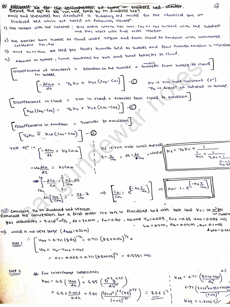 Fluidisation Endsem | PDF