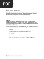 Egyptian Hieroglyphs - Online Keyboard LEXILOGOS | PDF