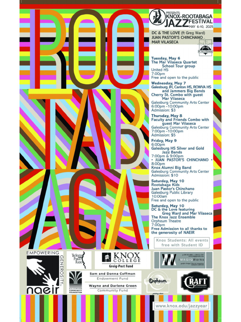 2025 Rootabaga Jazz Festival | PDF