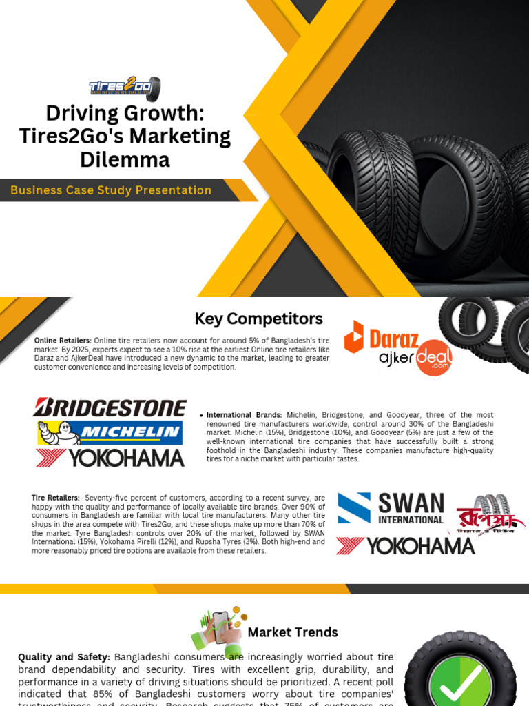 Driving Growth Tires2Go's Marketing Dilemma | PDF | Brand | Tire