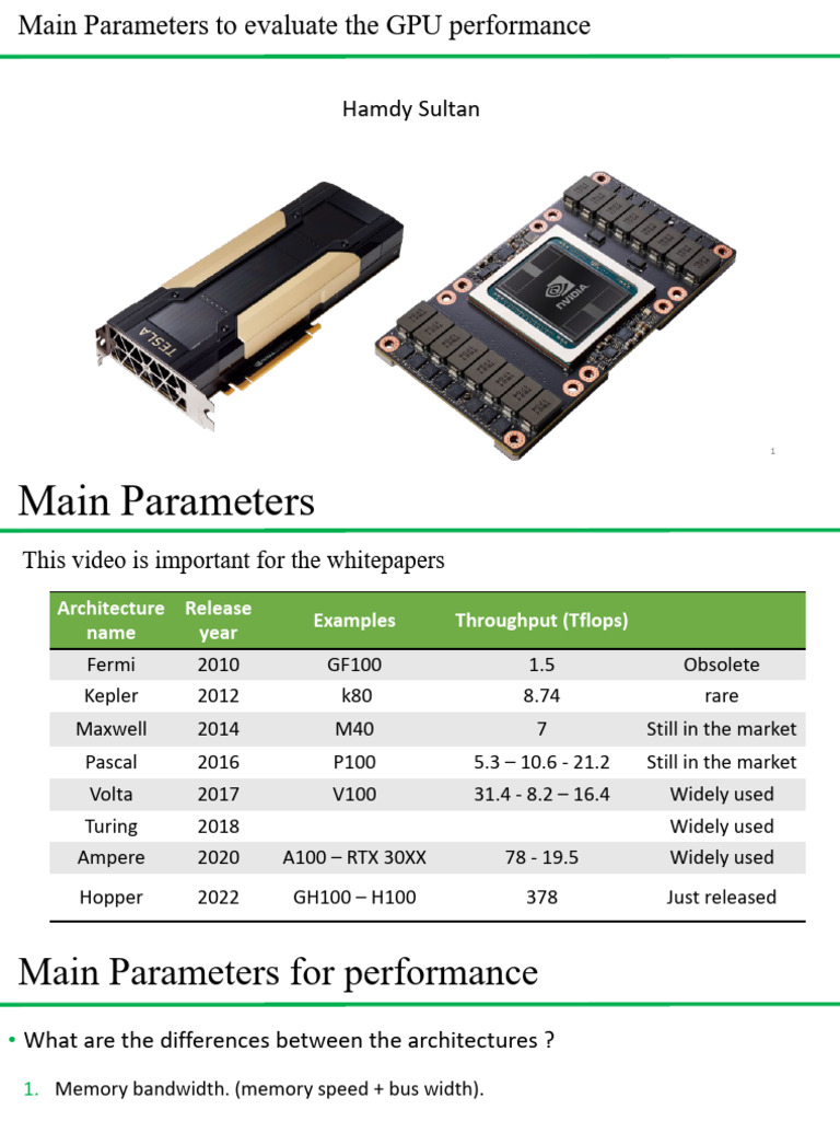GPU Performance Metrics Overview | PDF | Cpu Cache | Computer Architecture