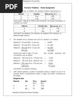 CH 11 - 12 - Standard Costing and Variance Analysis - Formula Sheet ...