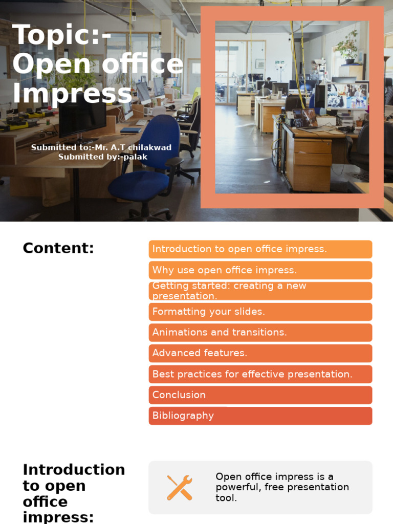 Presentation Open Office Impress | PDF | Multimedia | Page Layout