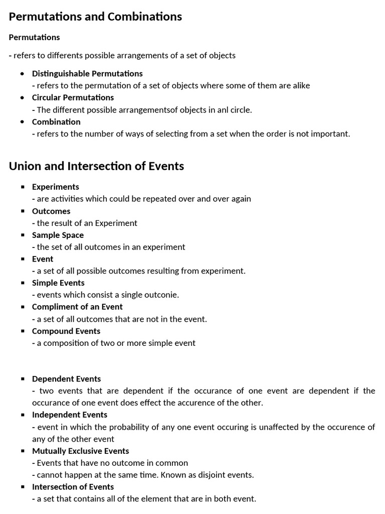 Understanding Permutations and Combinations | PDF | Quartile