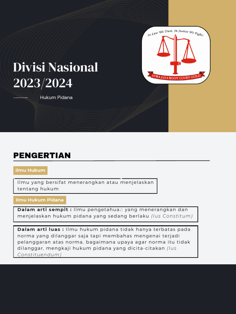 Materi Pidana- Hapid - Nasional | PDF