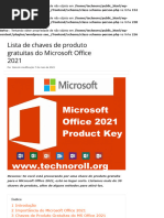 Chave de Produto Do Microsoft Office 2016 | PDF