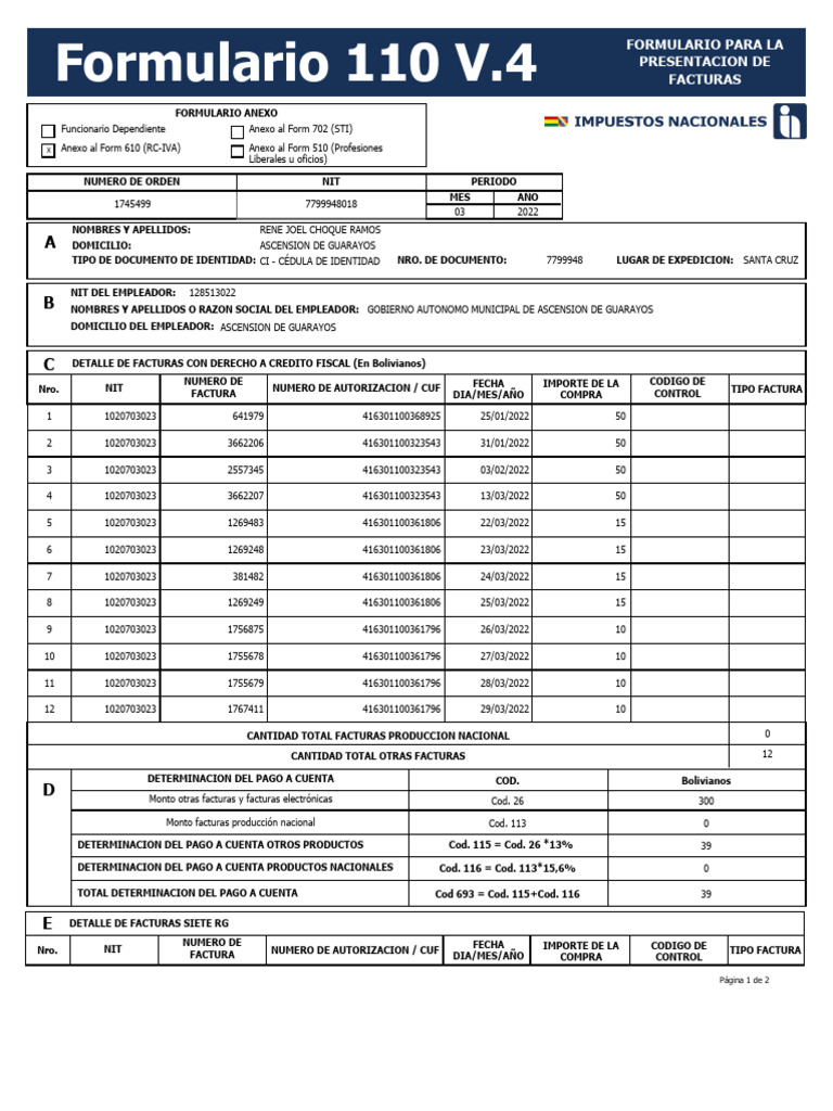 Rene Joel F110 | PDF | Autenticación | Control de acceso