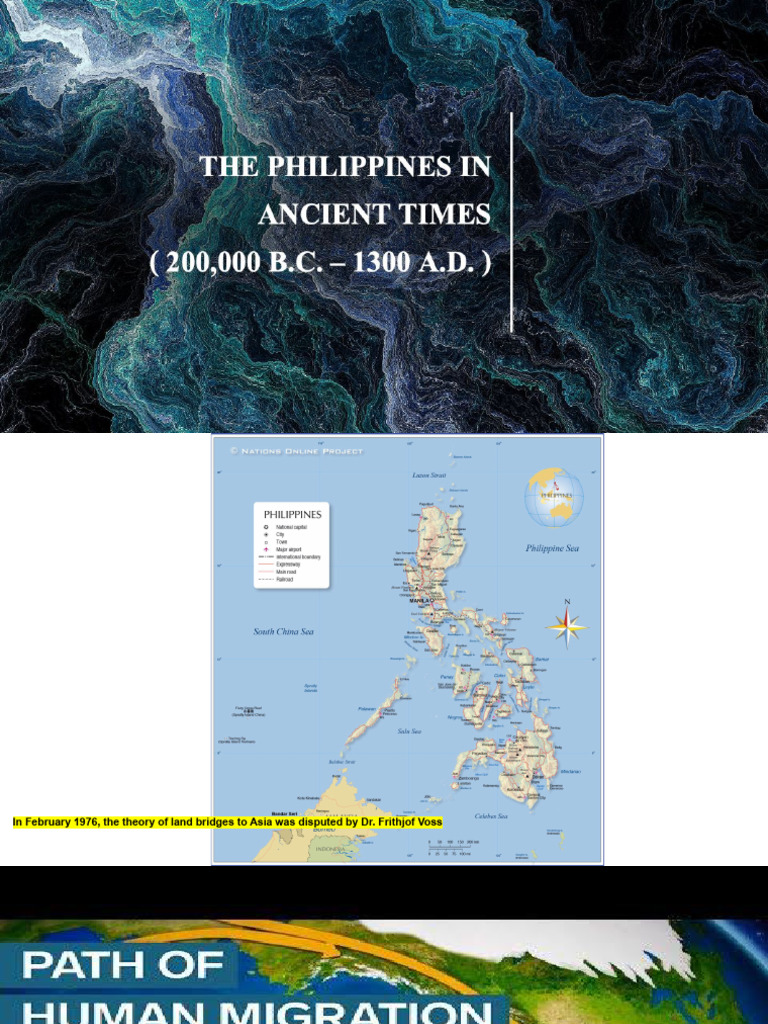 Ge 2-3 Philippines in Ancient Times, & Early Contacts With Neighboring ...