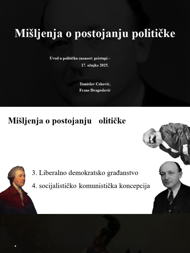 Mišljenja o Postojanju Političke Znanosti | PDF