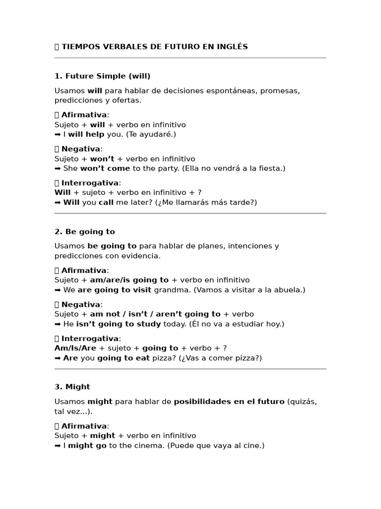 Future Esquema | PDF