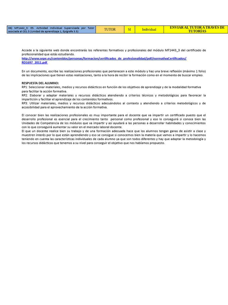 practica 6 | PDF | Aprendizaje | Modificación de comportamiento