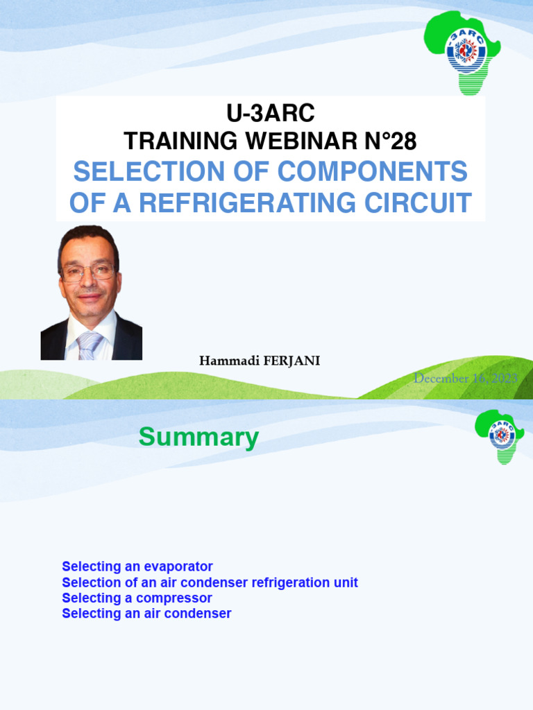 Refrigeration Circuit Component Selection | PDF | Refrigeration ...