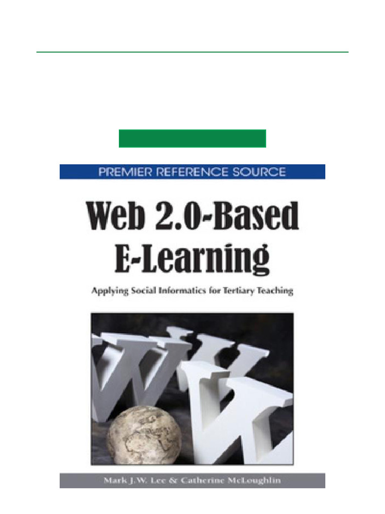 Web 2.0 Based E Learning full text download | PDF | Pedagogy ...