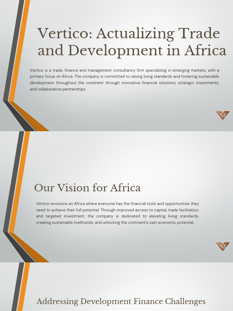 Vertico: Empowering Africa's Trade & Finance | PDF | Investing ...