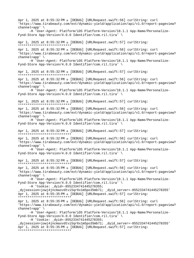 Logout Issue Logs2025-04-01 | PDF | Software | Internet Protocol Based Network Software