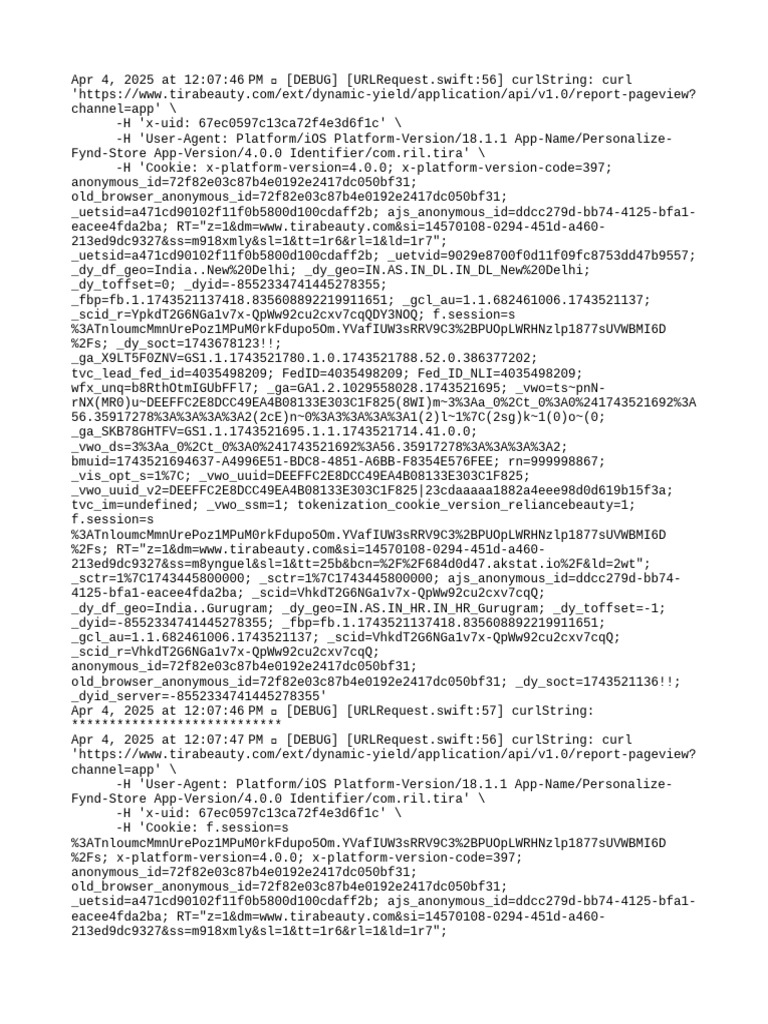 Logout Issue Logs2025-04-04 | PDF | Software | Internet Protocol Based Network Software