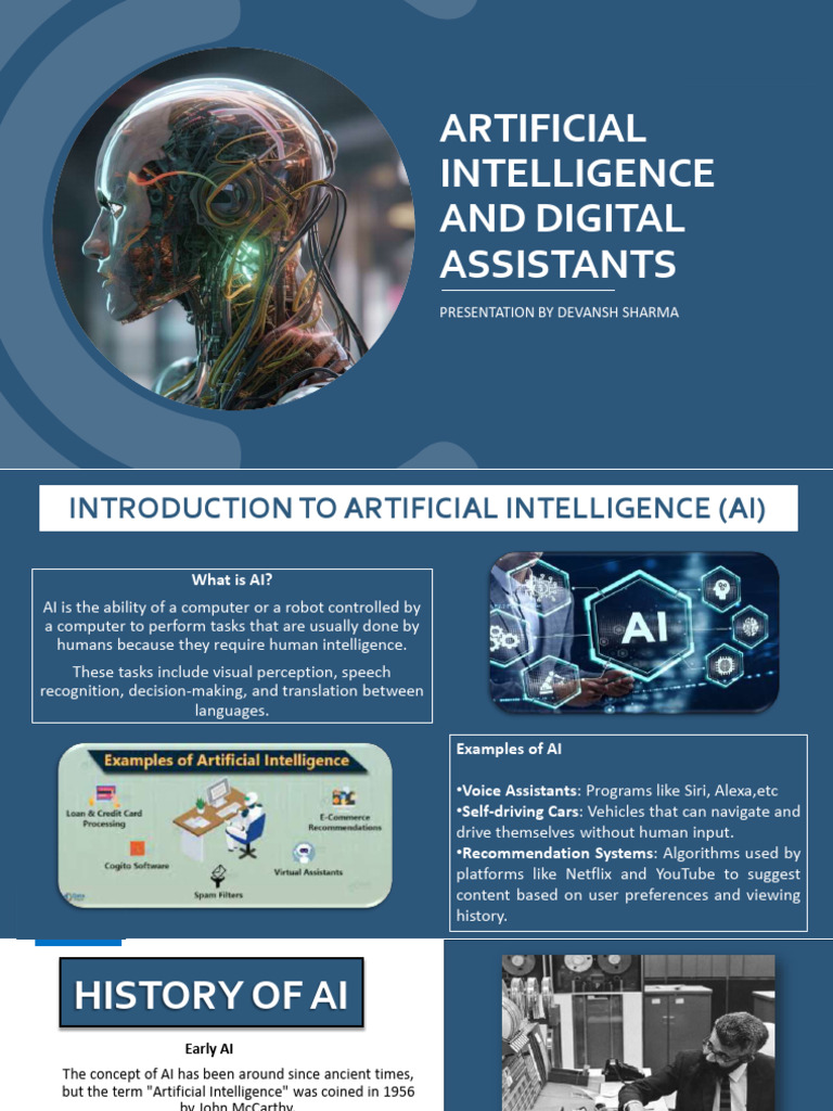 AI and Digital Assistants Overview | PDF | Artificial Intelligence ...