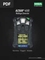 ALTAIR 4XR Multigas Detector Manual | PDF | Battery Charger ...