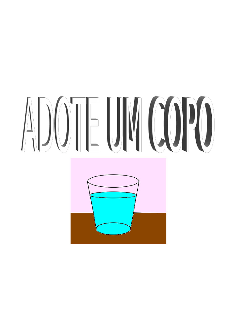 Adote Um Copo | PDF