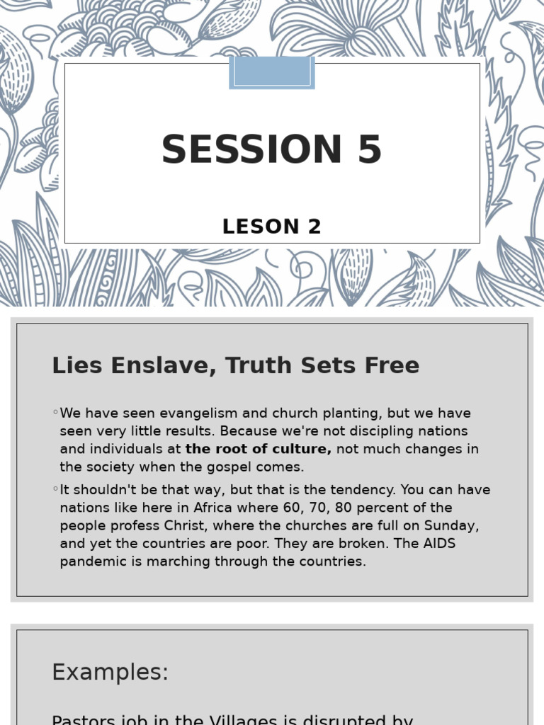 SESSION 5 Lesson 2 (Autosaved) | PDF | Satan | Abrahamic Religions