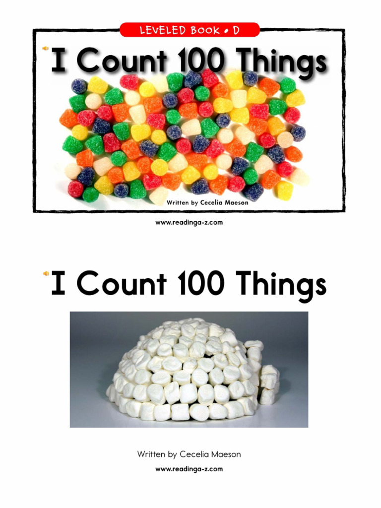 I Count 100 Things | PDF