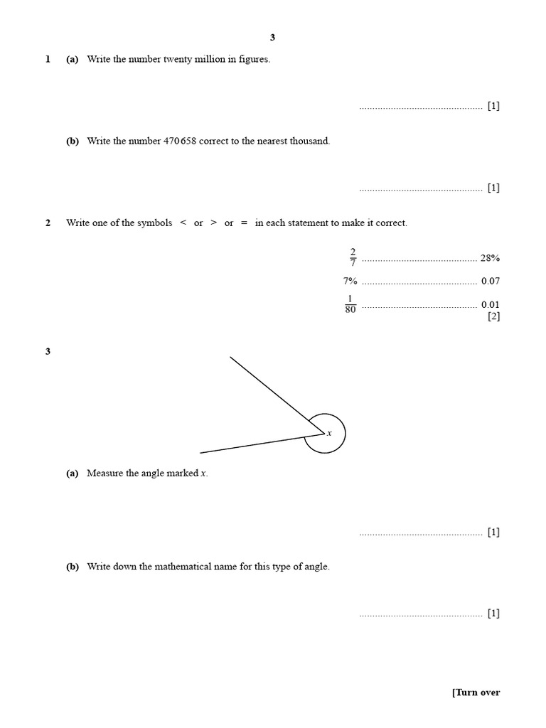 Grade 10 Mathematics Practice Questions | PDF | Mathematics ...