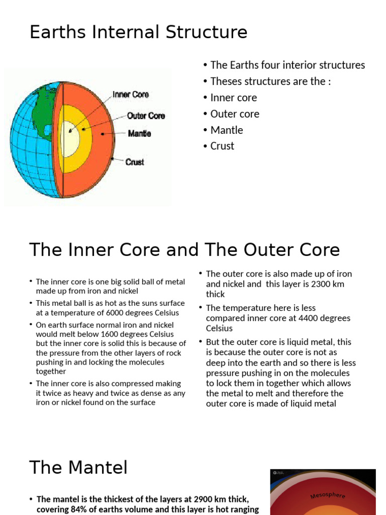 Earths Internal Structure | PDF | Plate Tectonics | Earth