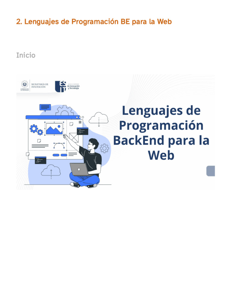 Lenguajes de Programación BE para La Web | PDF | Computación en la nube | Bases de datos