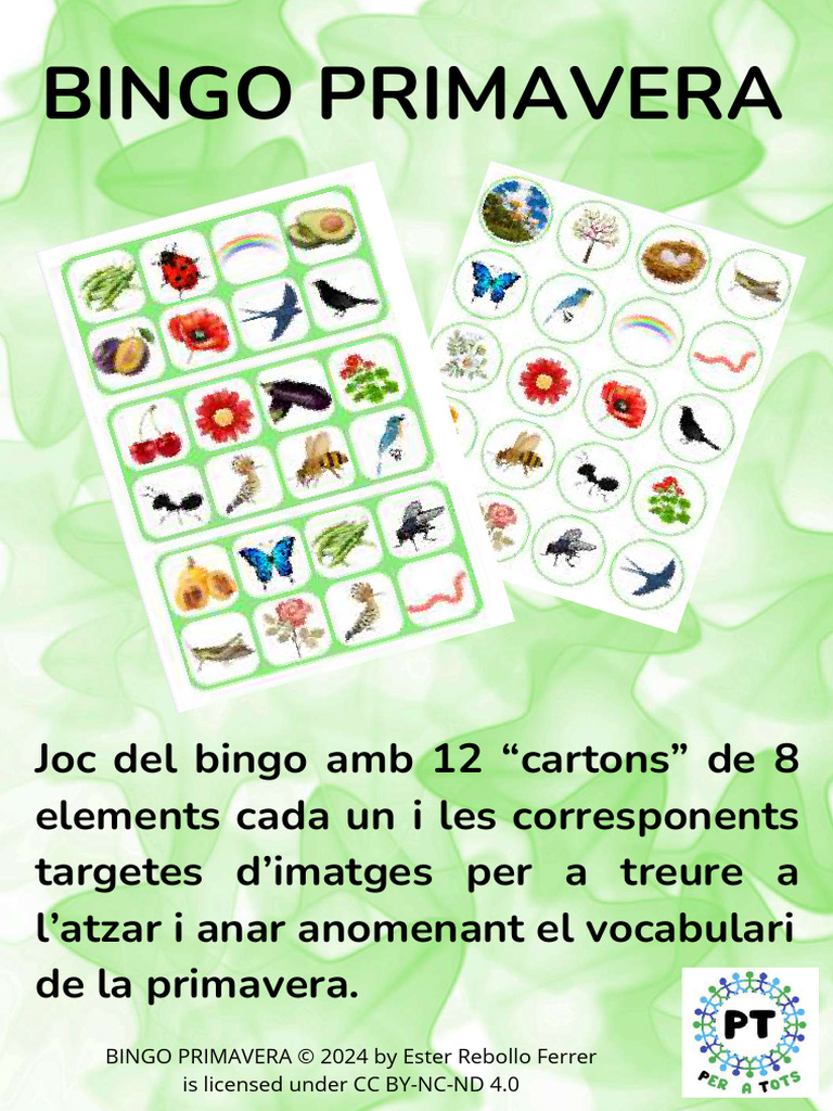 Bingo Primavera | PDF