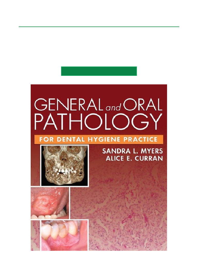 General and Oral Pathology For Dental Hygiene Practice Complete Volume ...