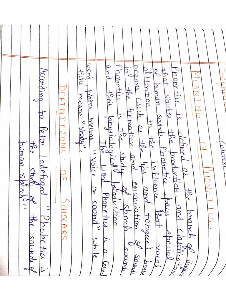 Types of Phonetics and Examples | PDF